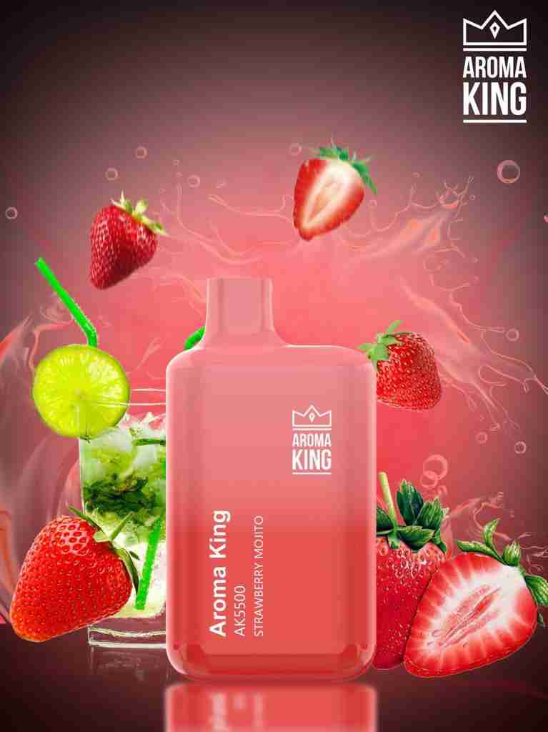 Strawberry Mojito Aroma King Disposable Vape Pod 5500 Puffs – GWAM.pk